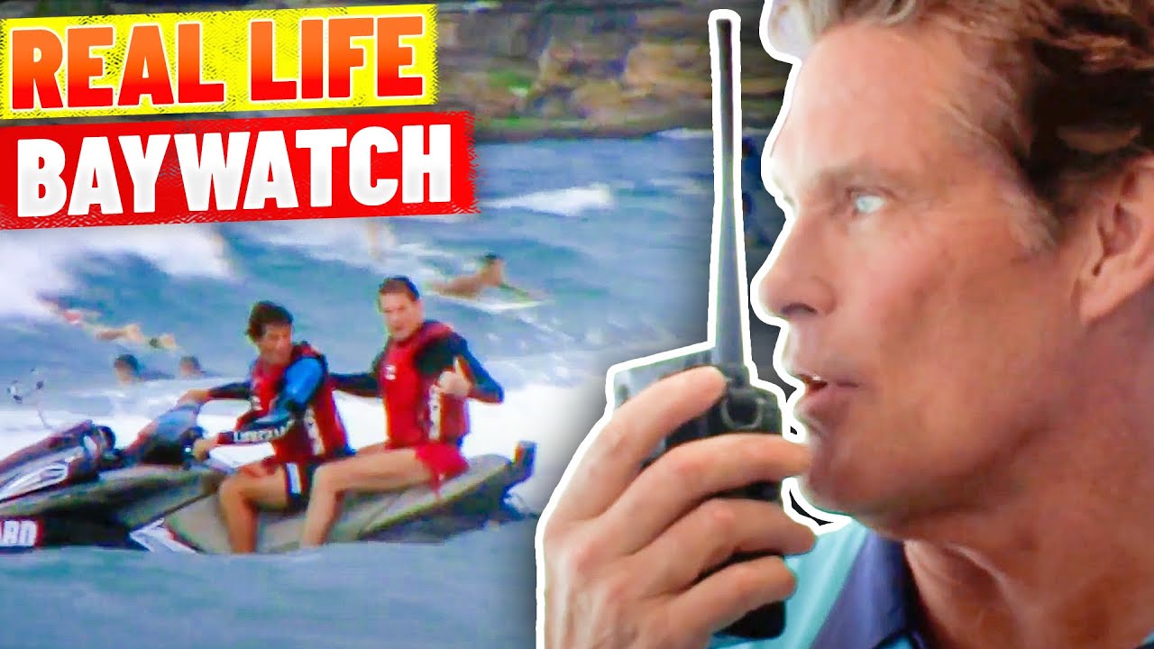 David Hasselhoff Vs Bondi Lifeguards Can He Keep Up Youtube