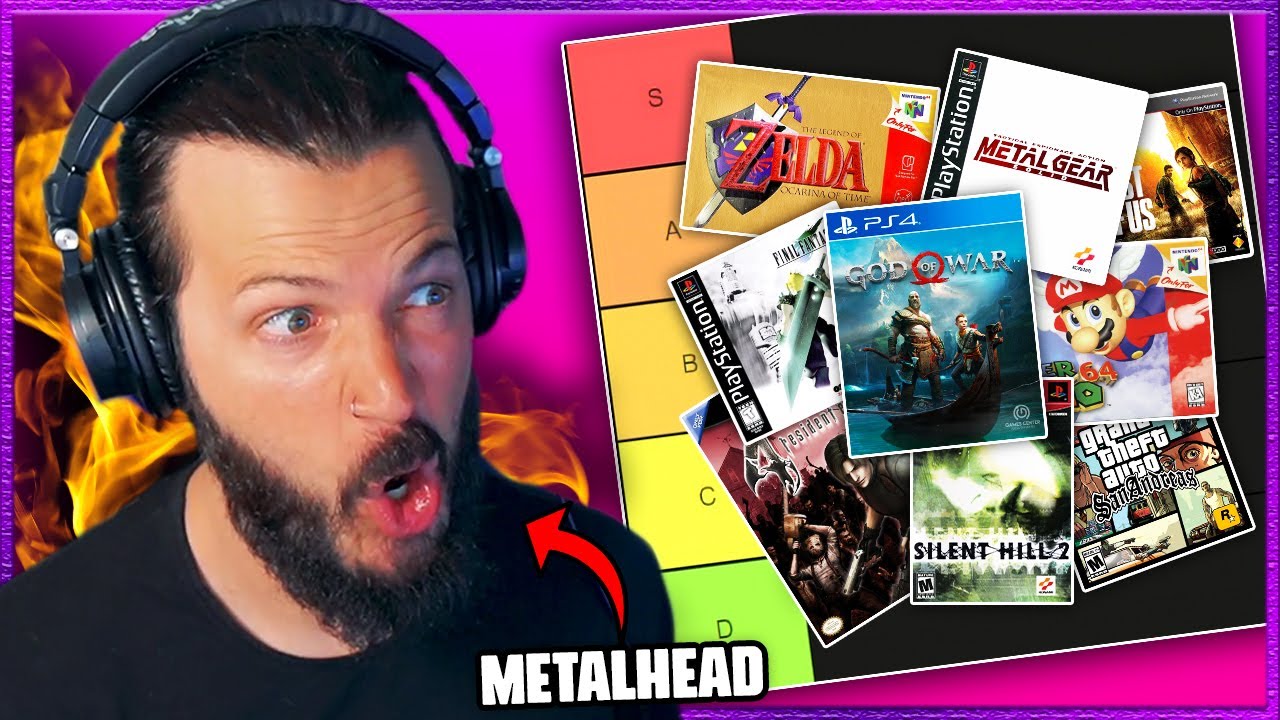 The Ultimate Video Game Tier List Youtube