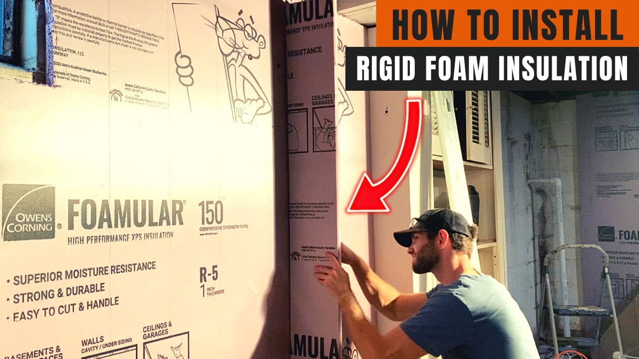 How To Install Rigid Foam Insulation Owens Corning Foamular