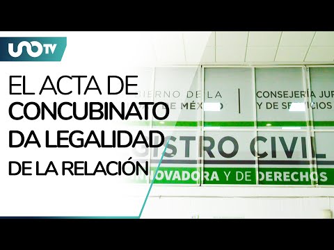 Cómo Sacar Un Acta De Concubinato Y Para Qué Sirve Uno Tv