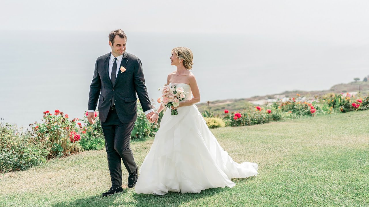 Malibu Sea View Estate Wedding Malibu Ca Emily Jack Highlight