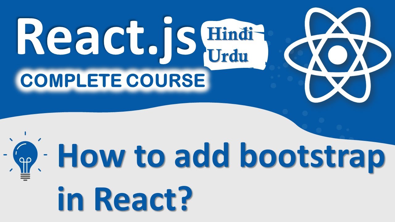 How To Add Bootstrap In React React Js Training Youtube