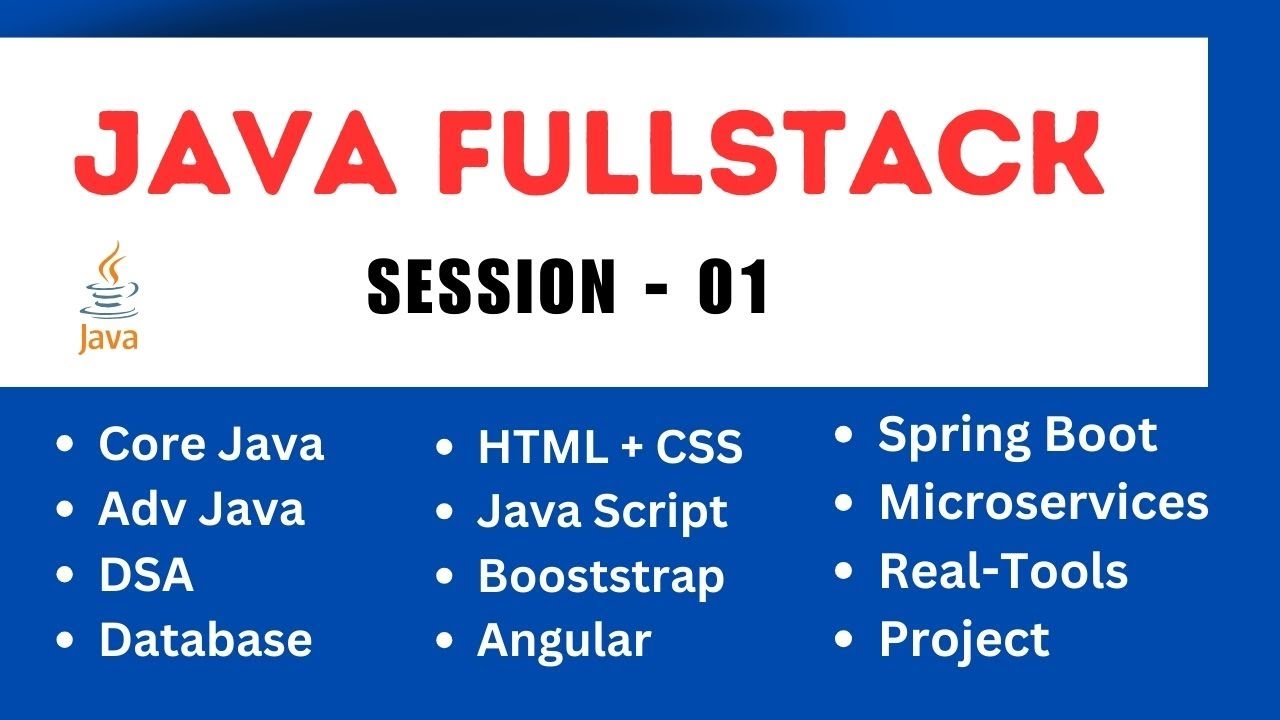 Day 01 Java Fullstack Introduction Ashok It Youtube