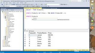 Sql Server Tutorial T Sql Updat A Row Update Multiple Rows Update