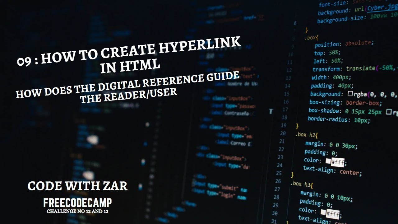 09 How To Create Hyperlink In Html How Does The Digital Reference