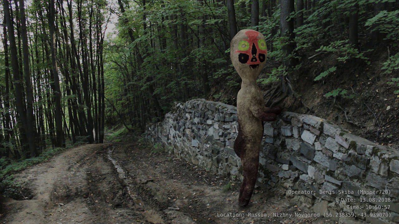 нечто в нижегородском лесу Scp 173 In Real Life Youtube