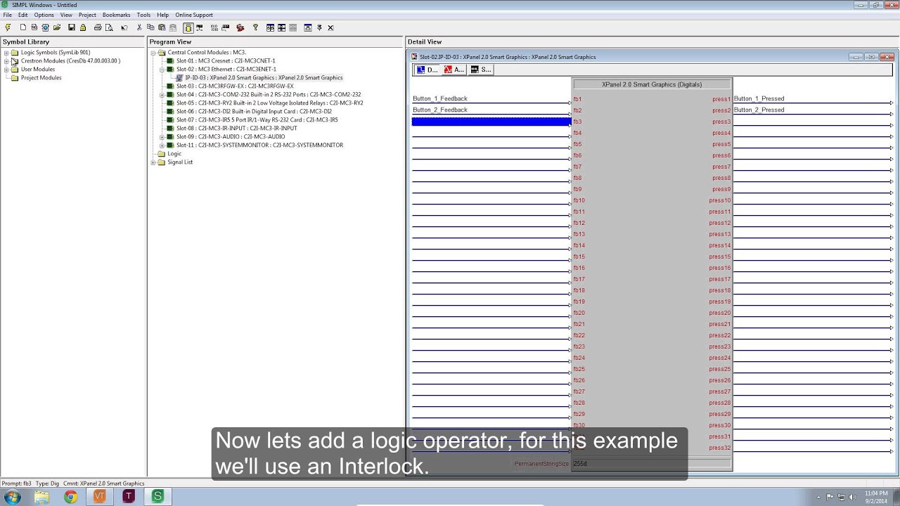 Hosting A Crestron Xpanel 2 0 On A Processor Youtube