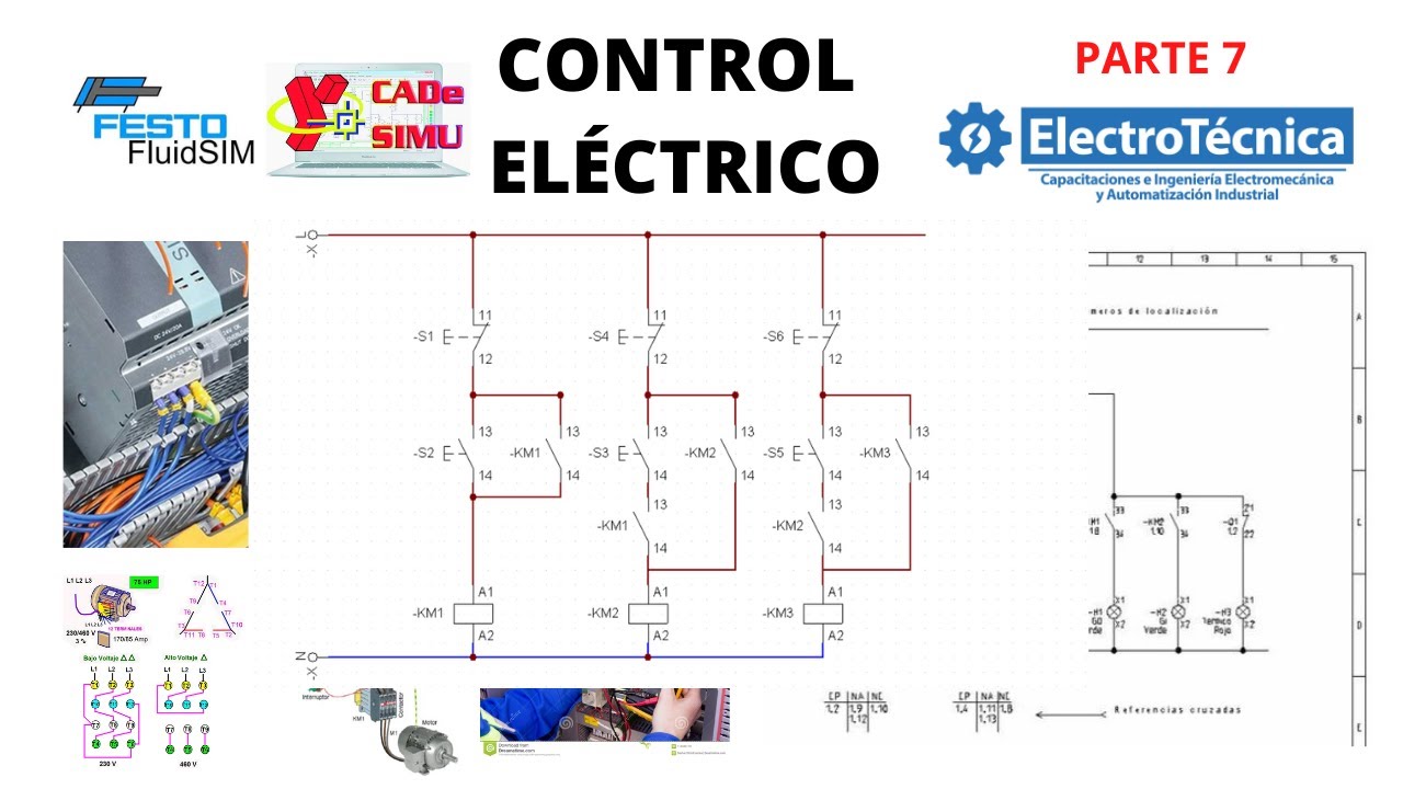 Parte 7 Curso Control Eléctrico Diseño De Circuitos Secuencias De