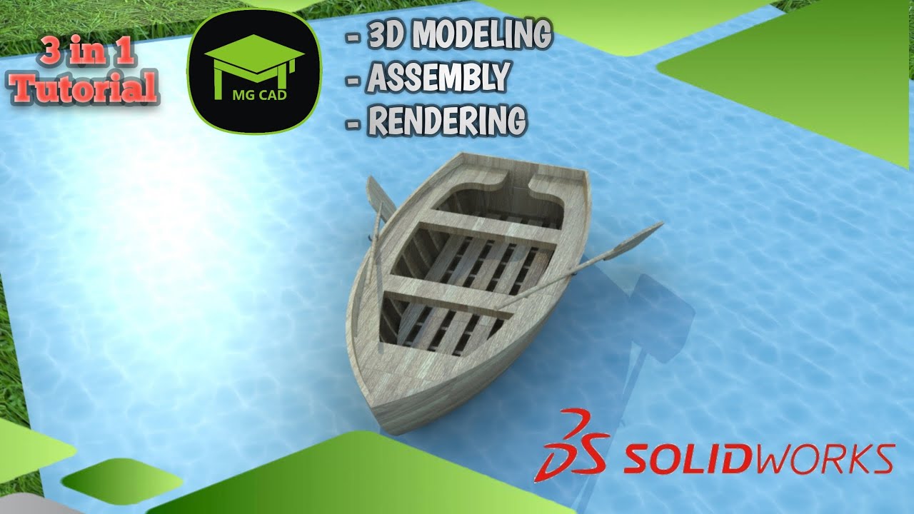 Exercise 13 Boat Design Solidworks Tutorial Tips Tricks Youtube