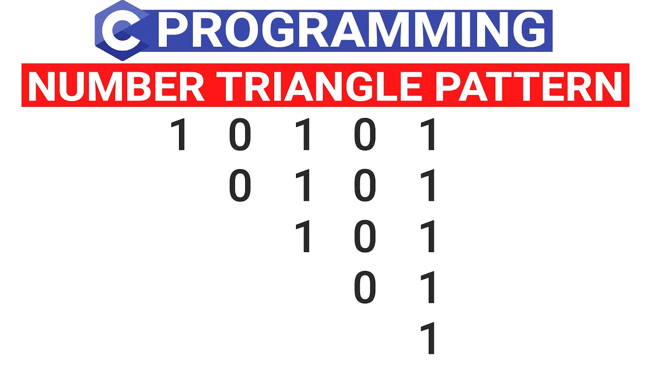 Best Way To Make Triangle Pattern In C Language C Program To Display
