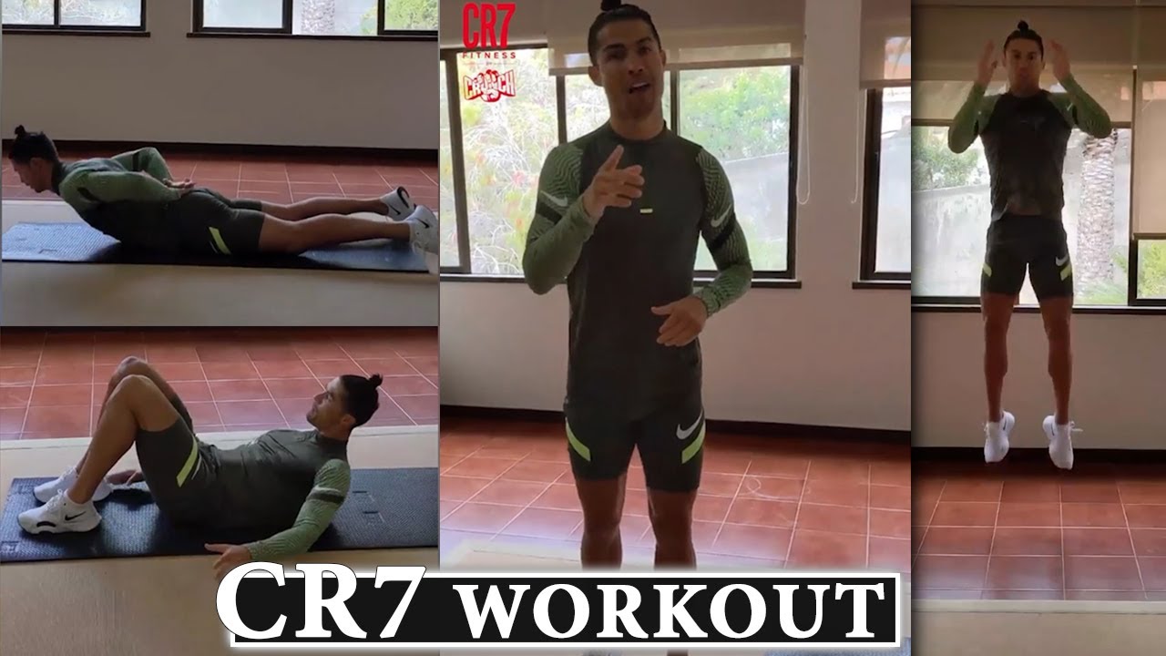 Cristiano Ronaldo Shows His Workout Routine Youtube