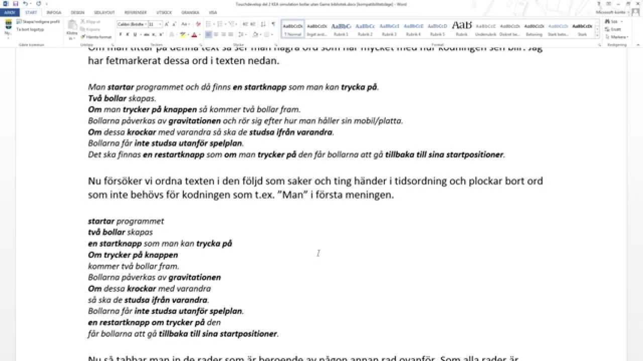 Programmering 1 Pseudokod Touchdevelop Youtube