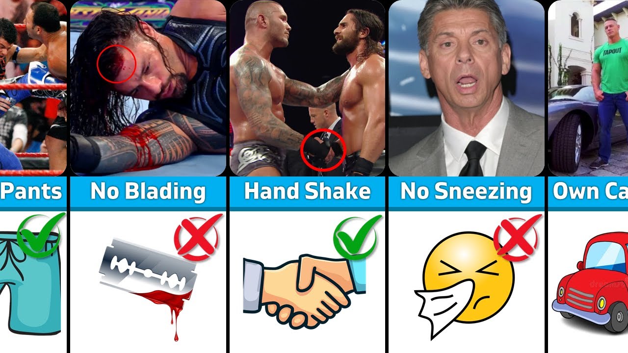 45 Wwe Rules You Didn T Know Exist Youtube