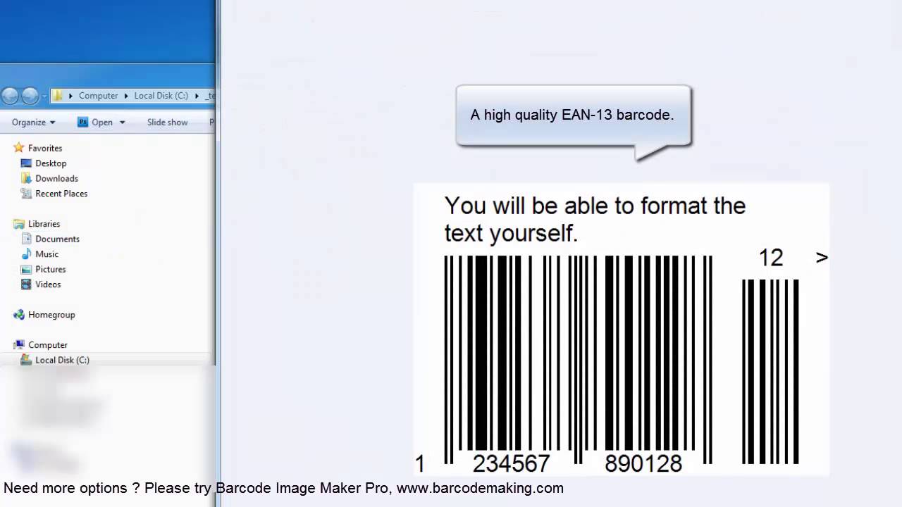 Ean 13 Barcode Generator Youtube