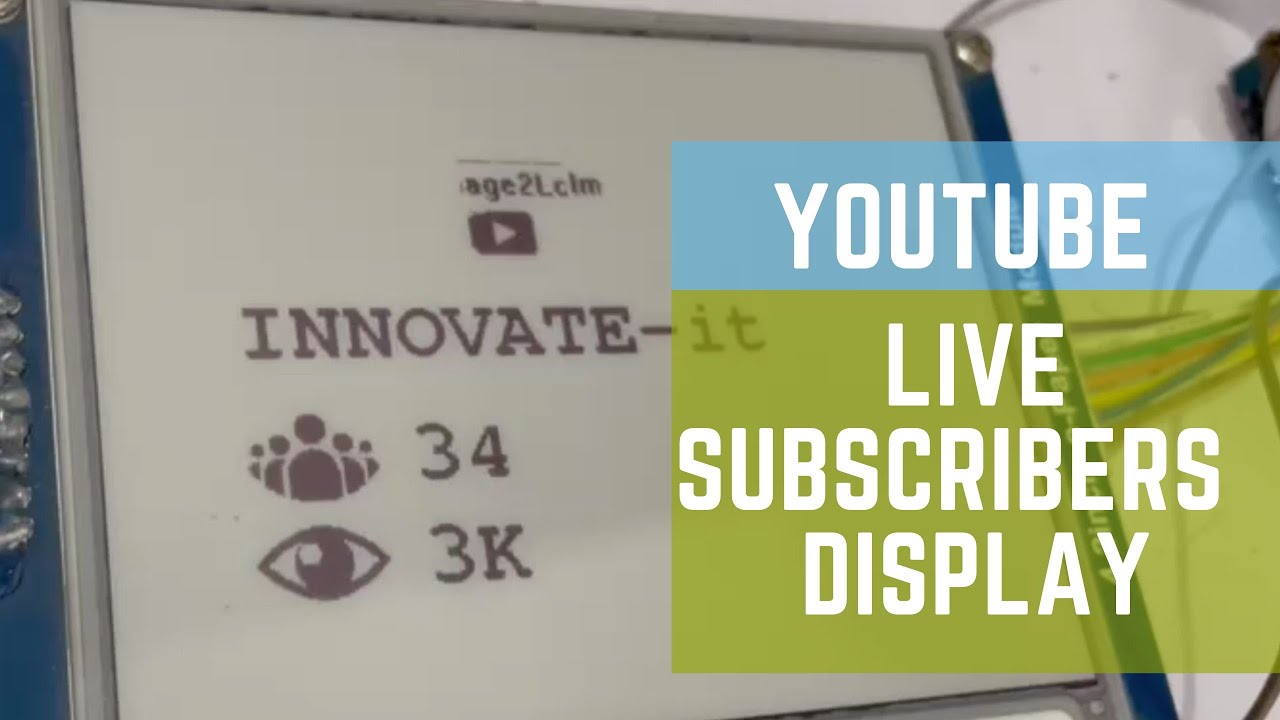 Live Subscribers Counter Display Youtube