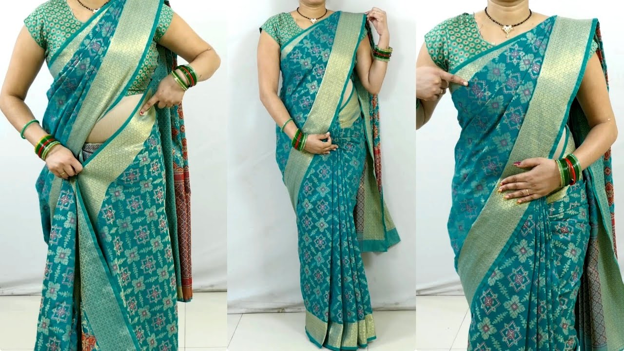 Beginners Saree Draping Tutorial Step By Step For Beginners Perfect