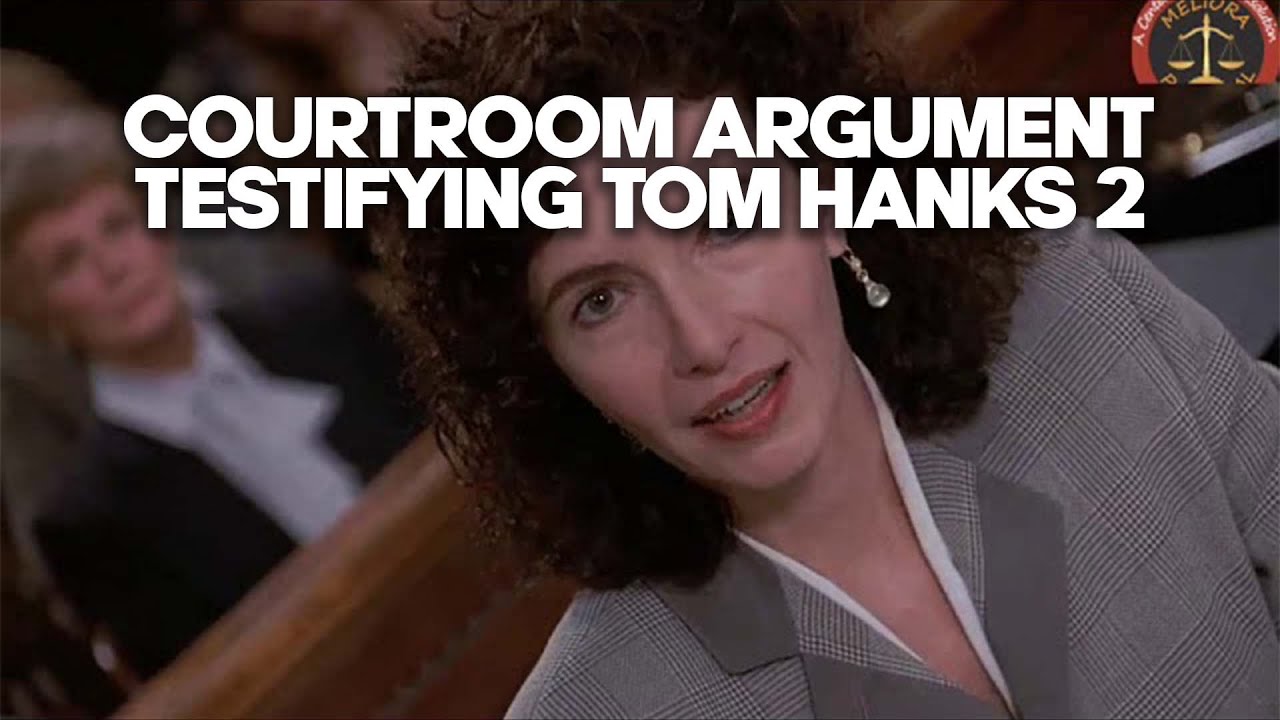 Courtroom Argument Testifying Tom Hanks 2 Youtube