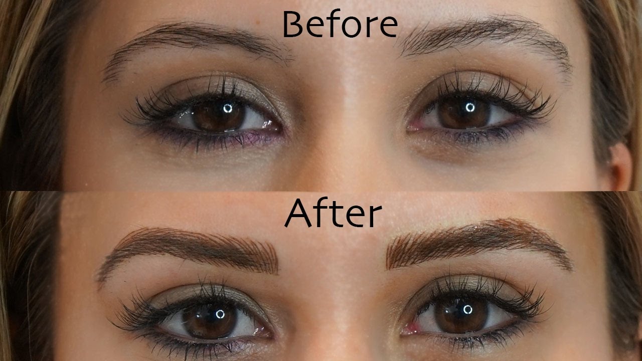 Microblading Eyebrows See My Before And After Results Youtube