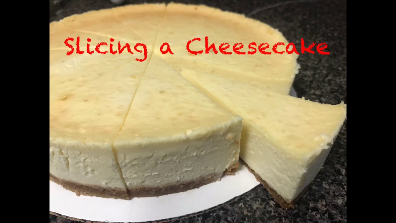 Slicing A Cheesecake Part 3 Youtube