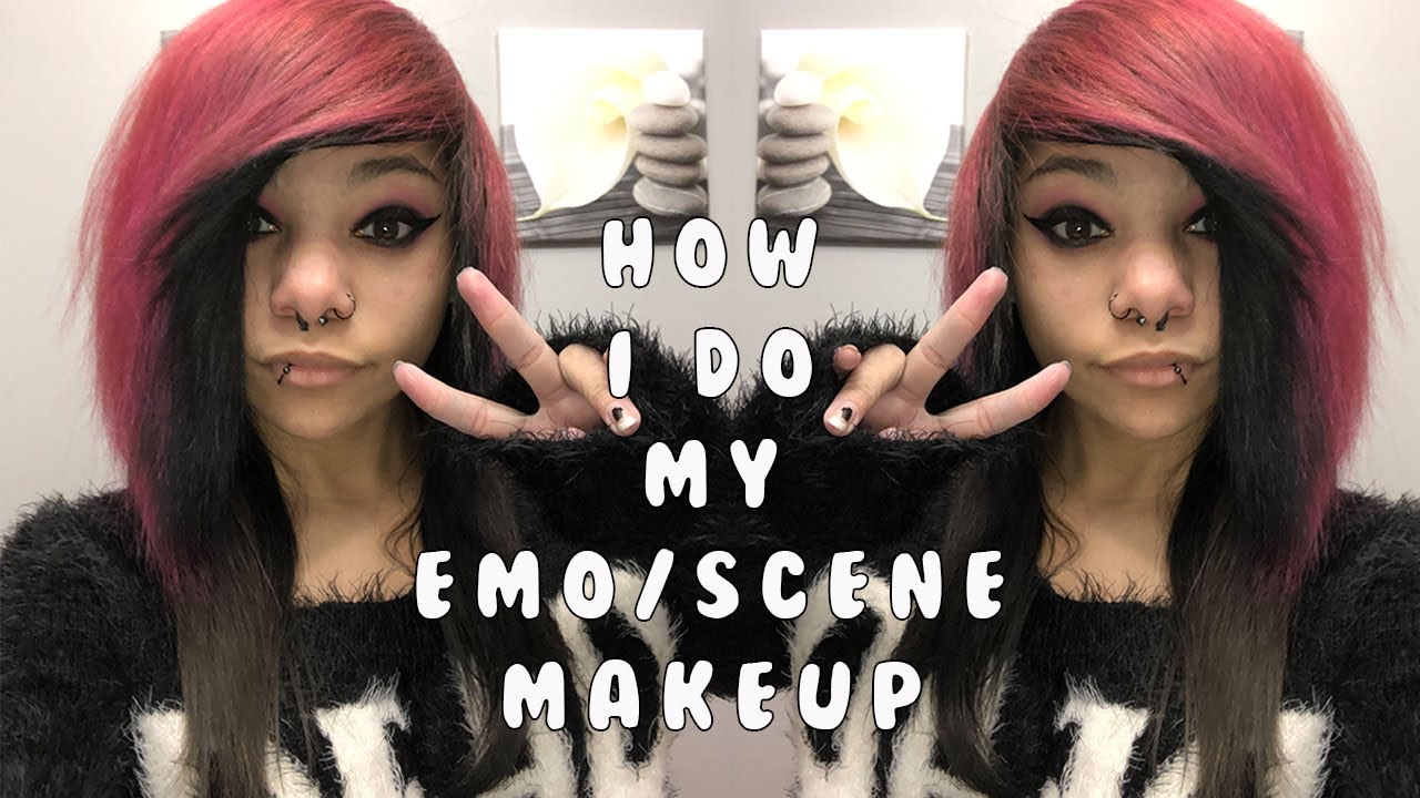 Emo Scene Makeup Tutorial Bella Boo Youtube