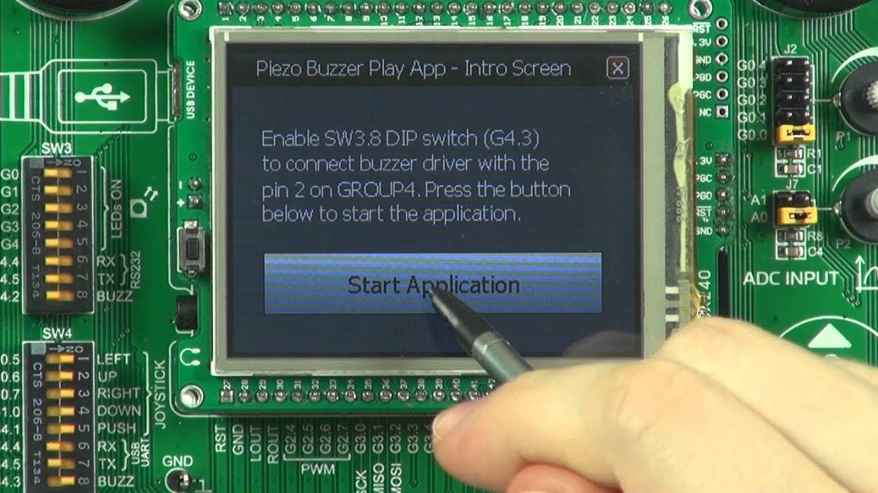 Mikroelektronika Mikromedia Workstation V7 Board Example Youtube