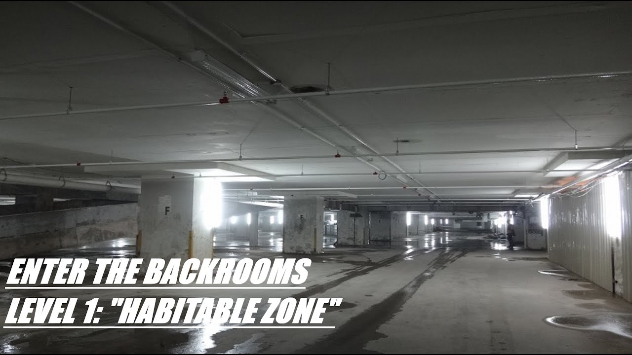 Enter The Backrooms Part 2 Level 1 Habitable Zone Youtube