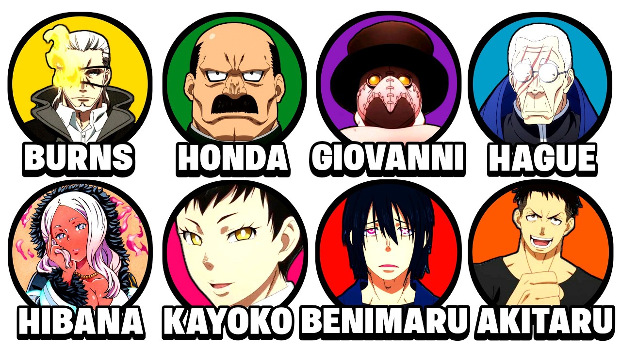 Every Captain In Fire Force Explained Youtube