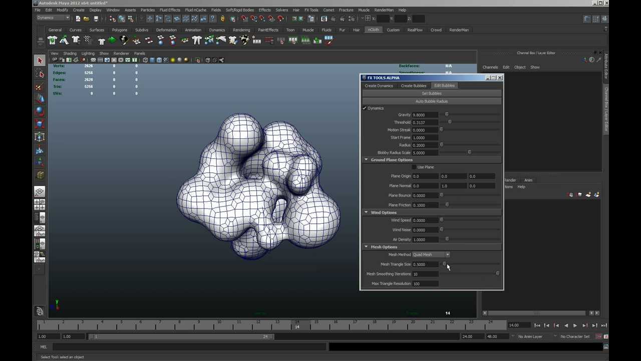 Maya Bubbles Generation Using Nparticles Youtube