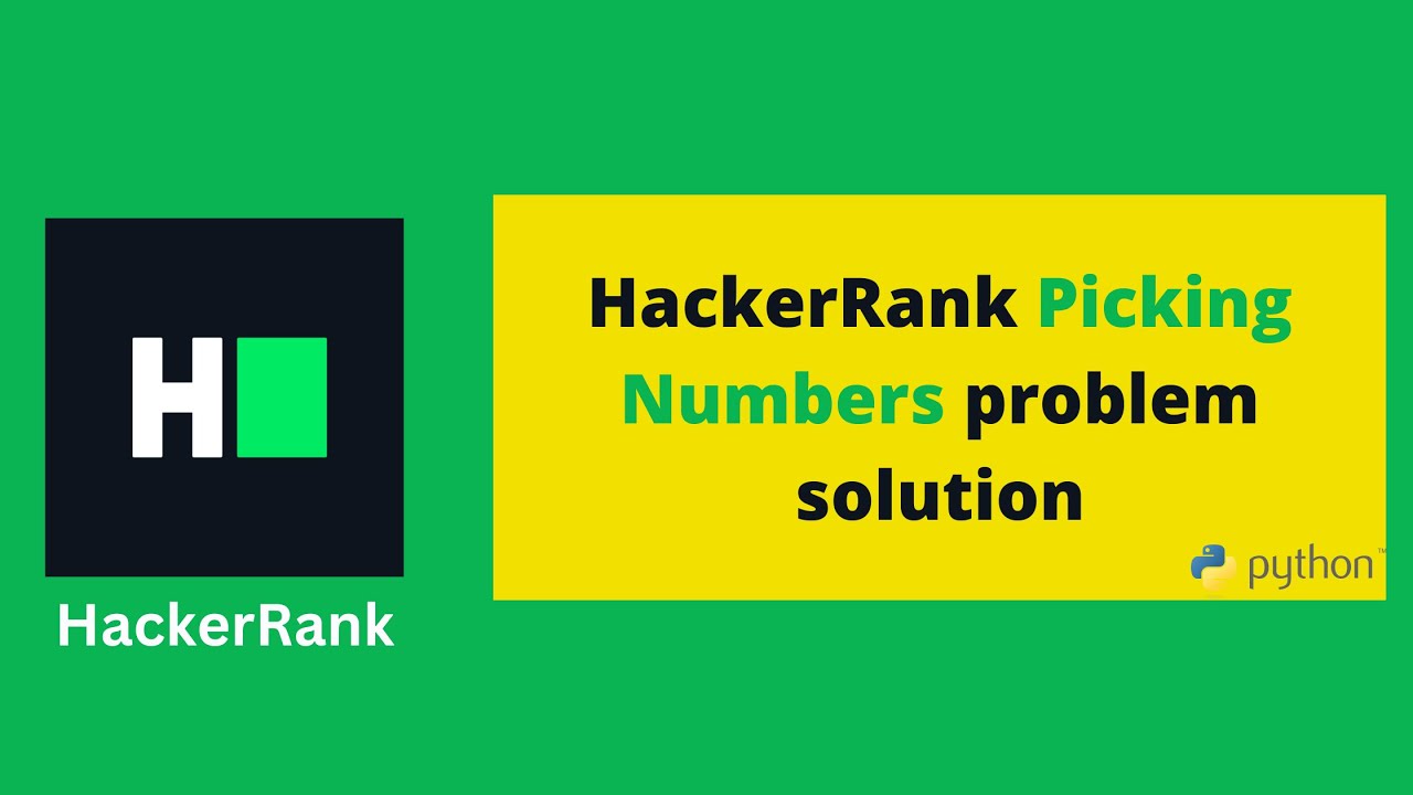 Hackerrank Picking Numbers Problem Solution In Python Programming