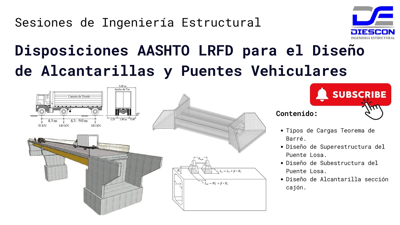 Sie 012 Disposiciones Aashto Lrfd Para El Diseño De Alcantarillas Y