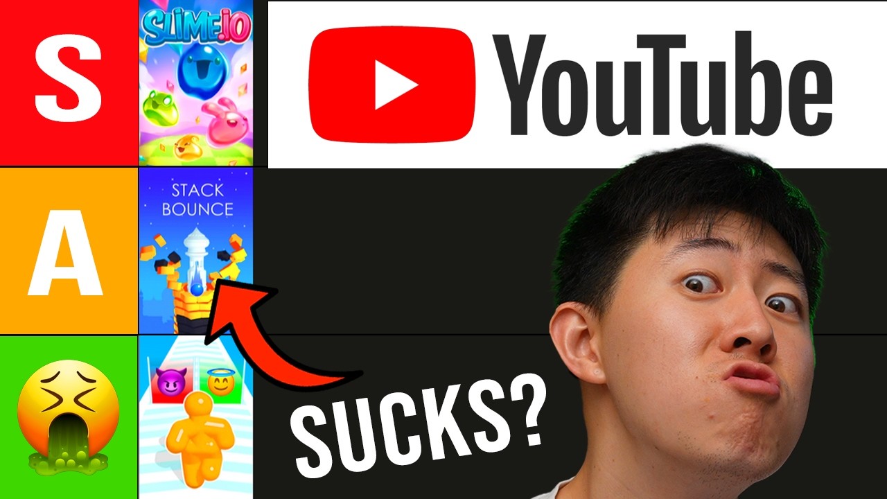 Ranking Every Youtube Game Youtube