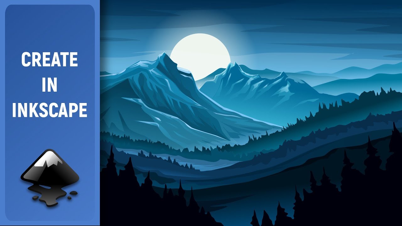 How To Draw Landscape In Inkscape