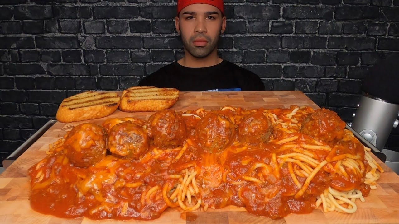 Asmr Spaghetti Mukbang Youtube