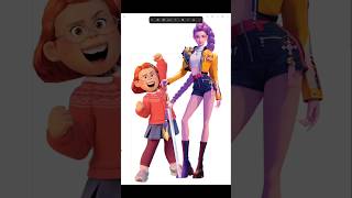 Vanellope As Rumi Kpop Demon Hunters Kpopdemonhunters Digitalart