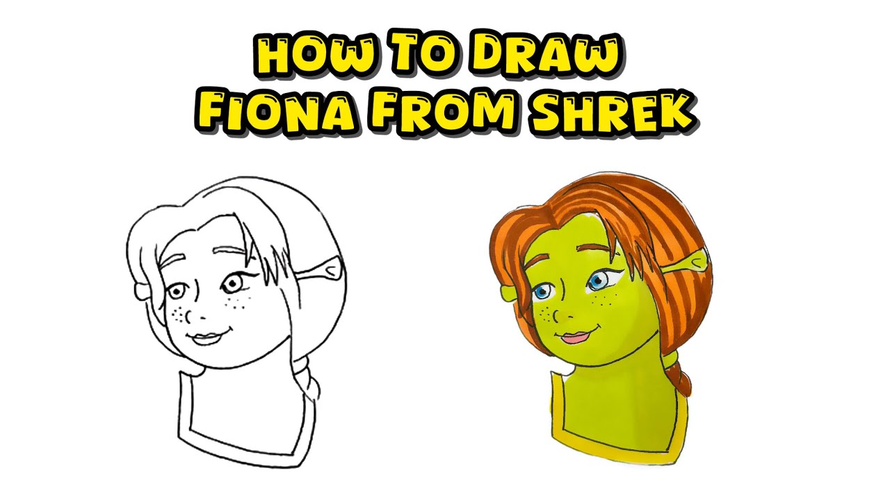 How To Draw Princess Fiona From Shrek Beginner Friendly Character