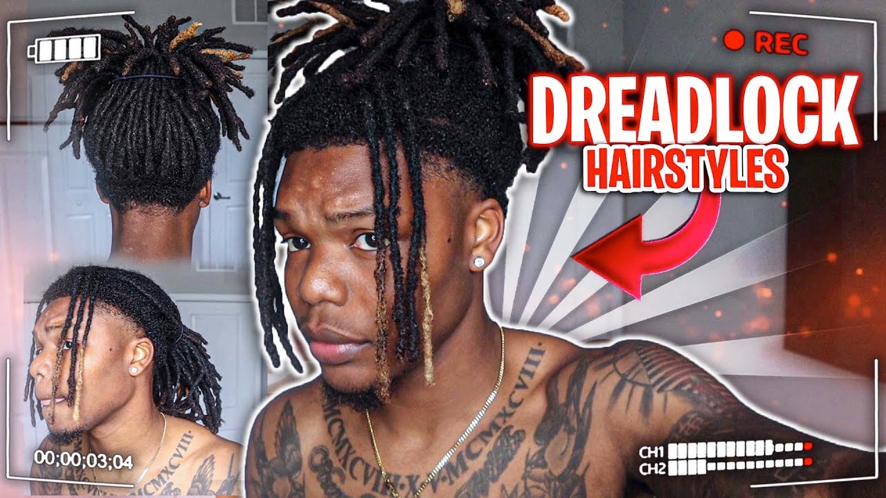 Dreadlock Hairstyles For Men No Retwist Youtube