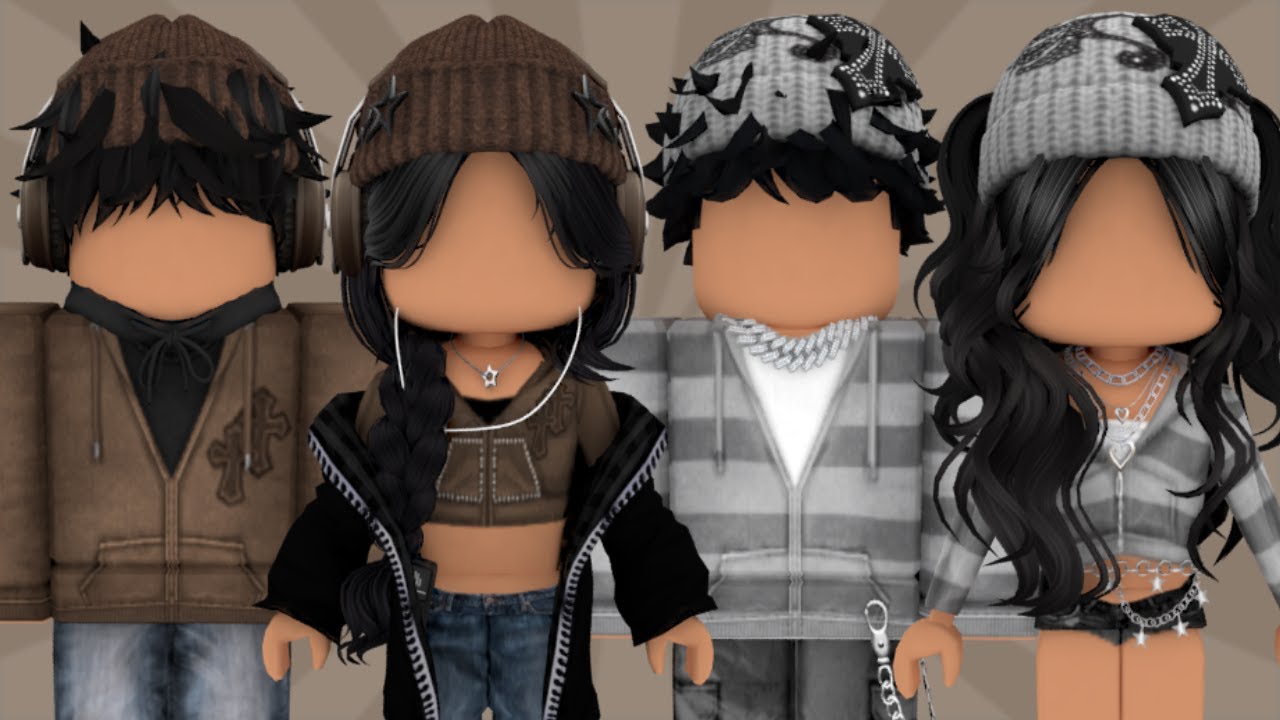Girl Boy Matching Roblox Outfits W Codes Links Coziivibes