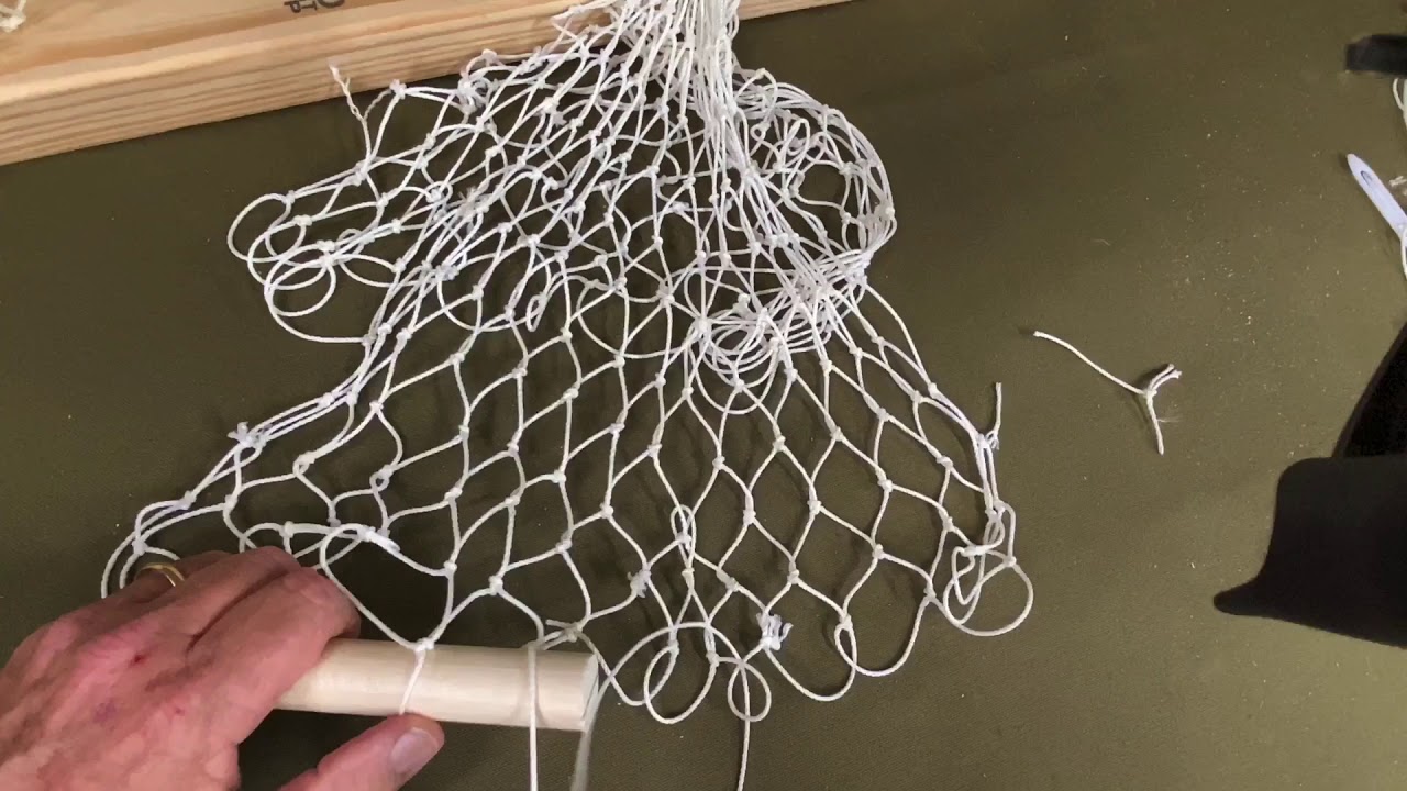Making Cast Nets Part 2b Youtube
