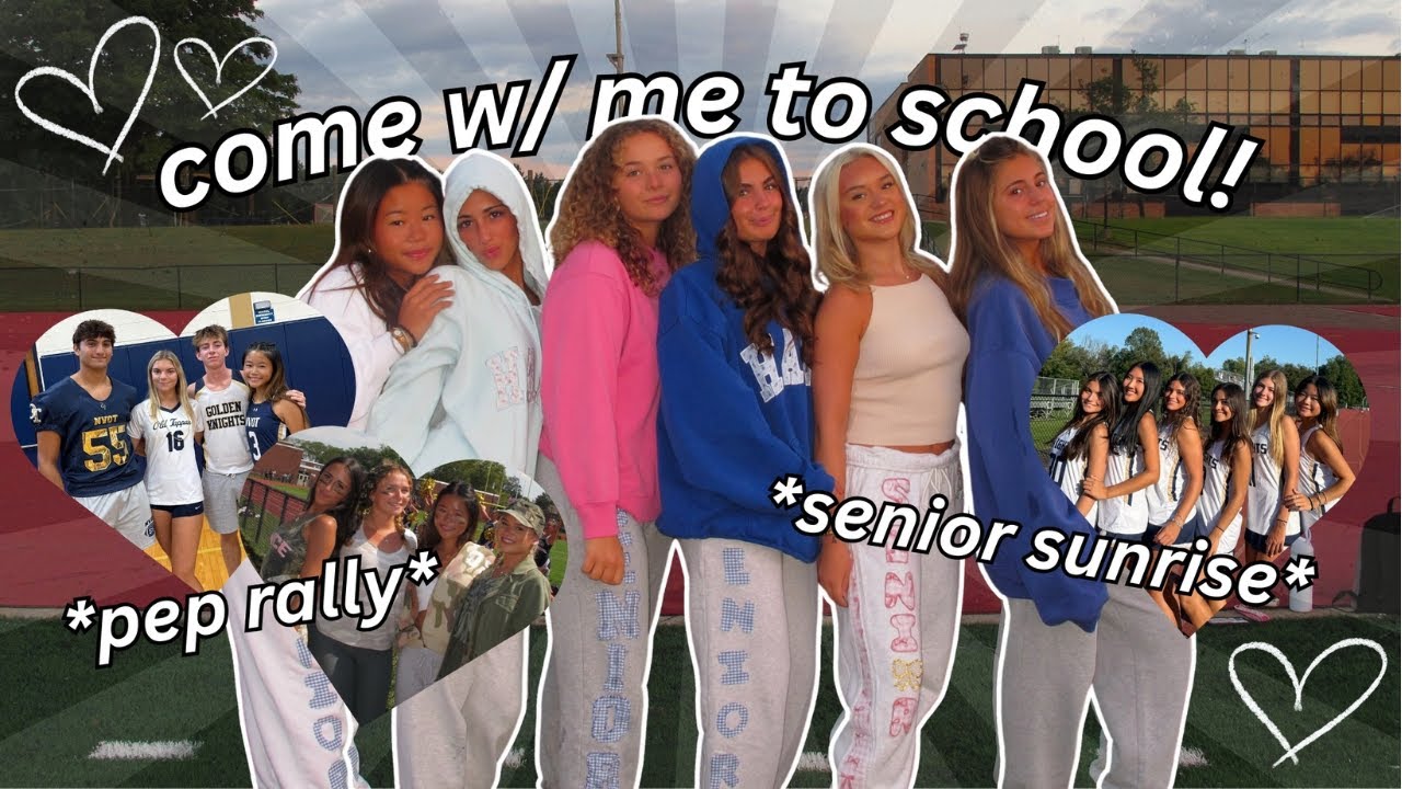 Come W Me To School Vlog Senior Sunrise Pep Rally Youtube