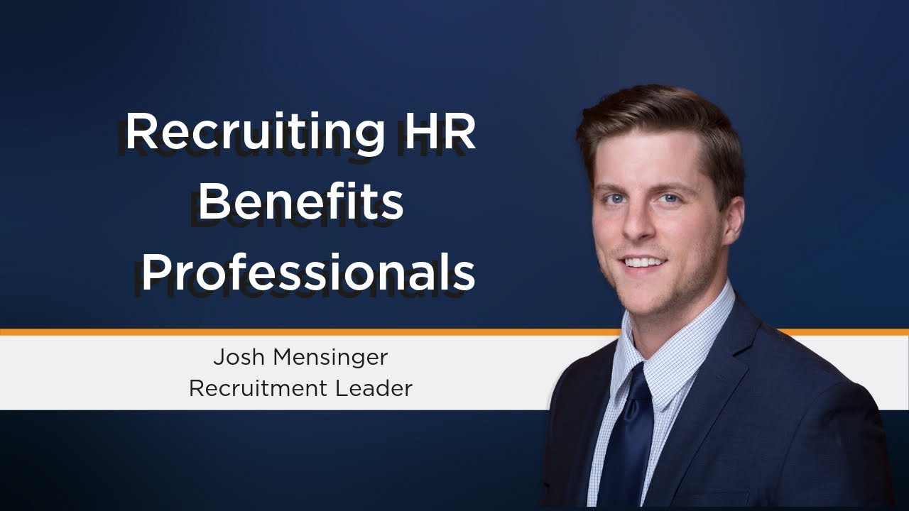 Recruiting Benefits Professionals Best Hr Recruitment Firm Youtube