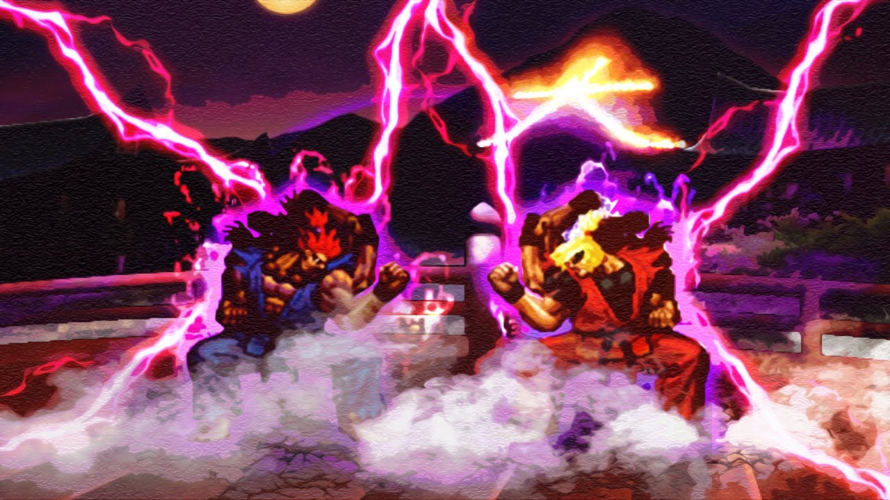 Akuma Vs Dragon Ken Youtube