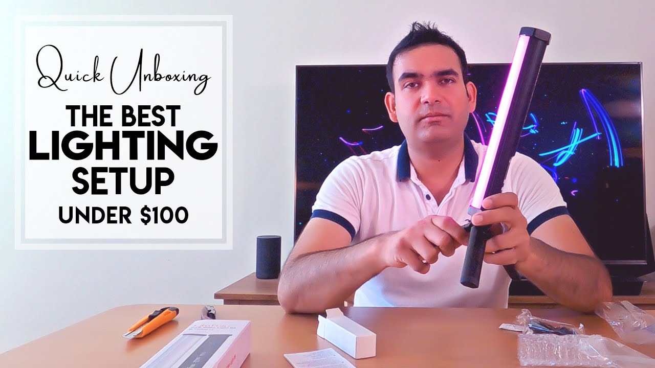 Unboxing The Best Lighting Setup For Videos Under 100 Dollars