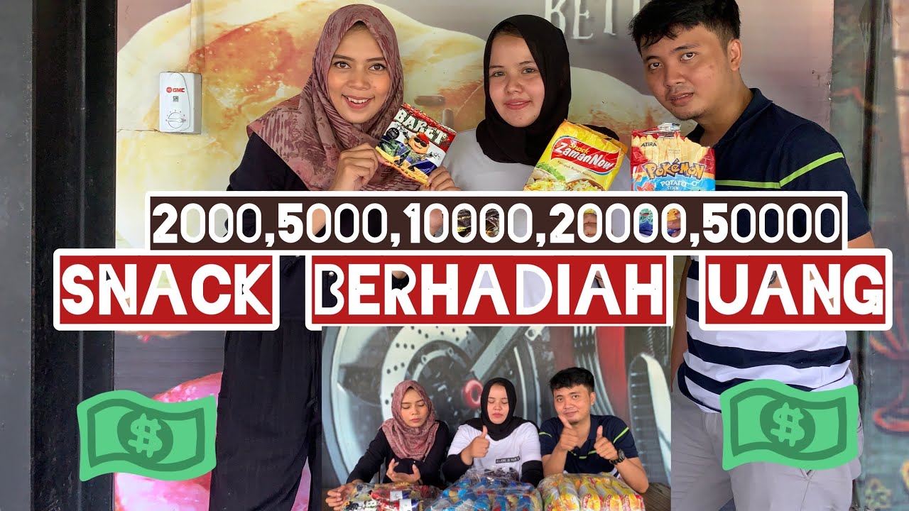 Unboxing Snack Berhadiah Uang Youtube