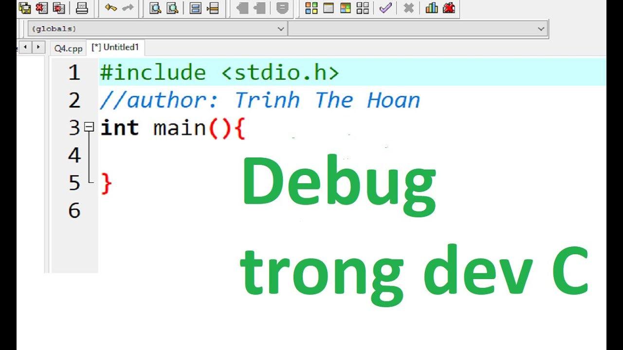 Lập Trình C Debug Trong Dev C Youtube