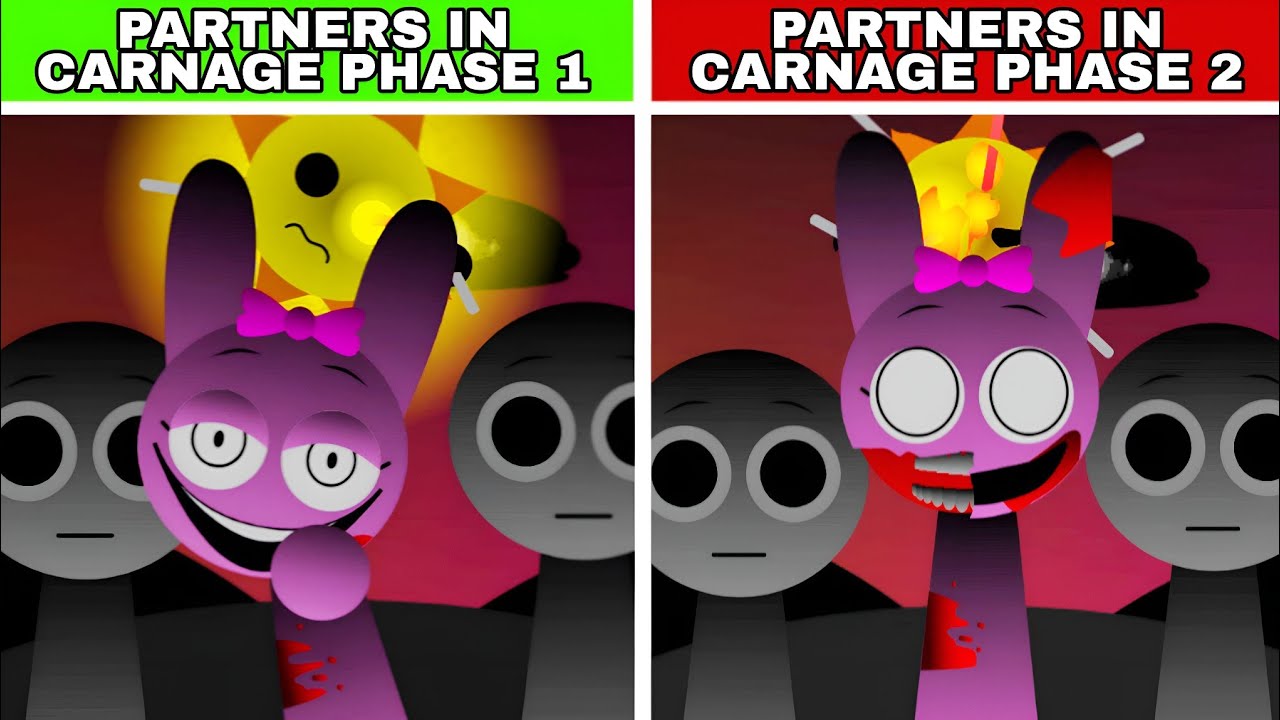 Incredibox Sprunki Partners In Carnage Phase 1 Vs Phase 2 Youtube