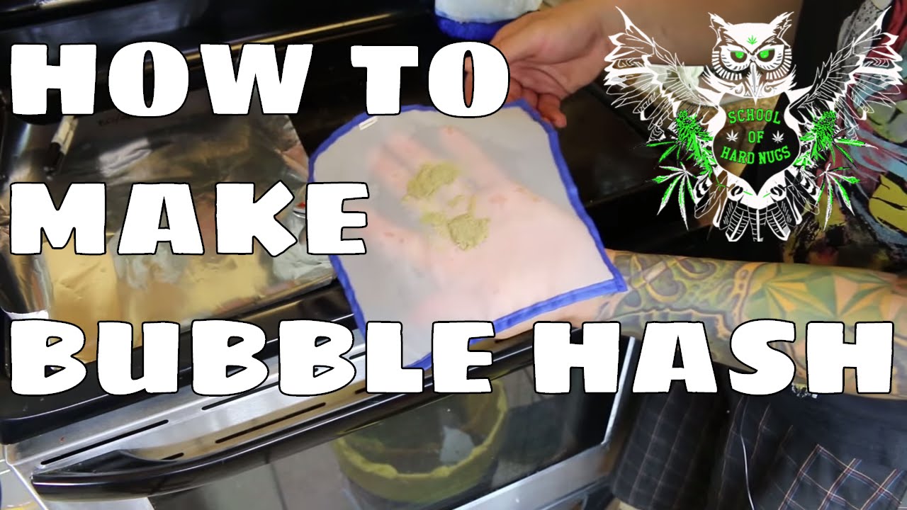 Making Bubble Hash Documentary Turning Weed Trim Into Water Hash