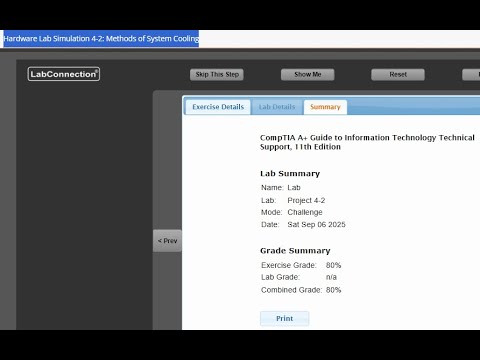 Hardware Lab Simulation 4 2 Methods Of System Cooling Youtube
