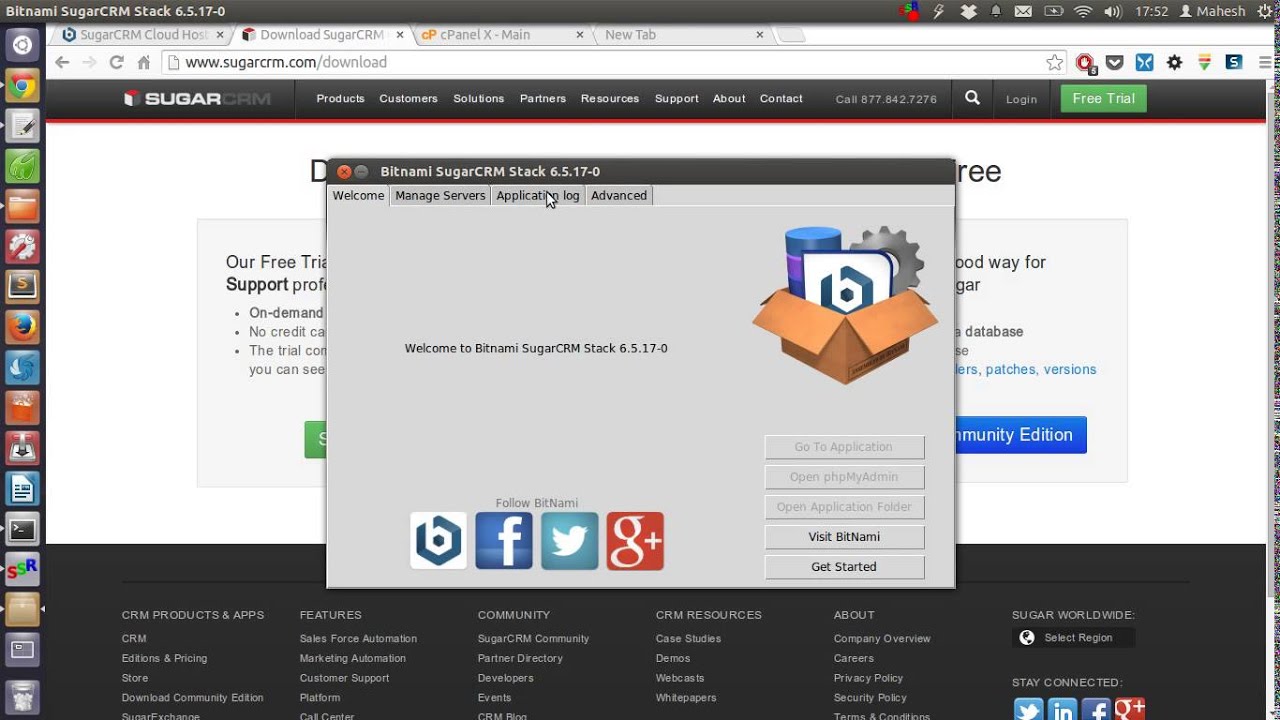 Sugarcrm Installation And Setup Community Edition Youtube