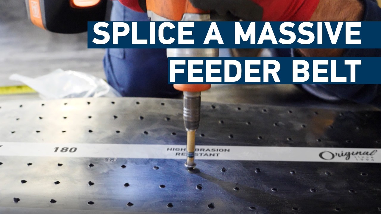 Super Screw 2024 A Strong Splicing For A Massive Feeder Belt Youtube