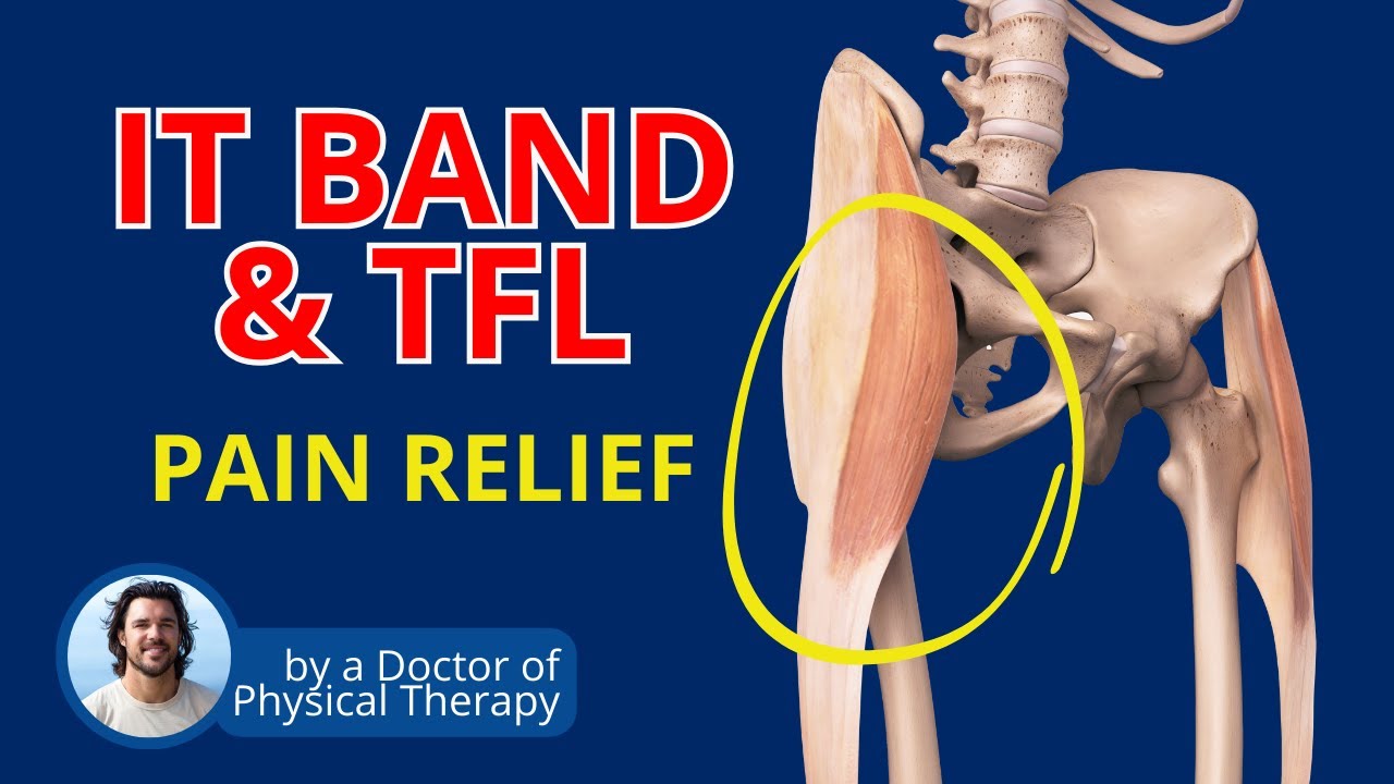 It Band Syndrome And Tight Tfl Fix Knee Pain Hip Pain Low Back Pain